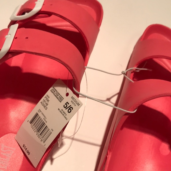 Everlast | Shoes | Nwt Everlast Slides Sandals Pink Beach Agnes 56 ...